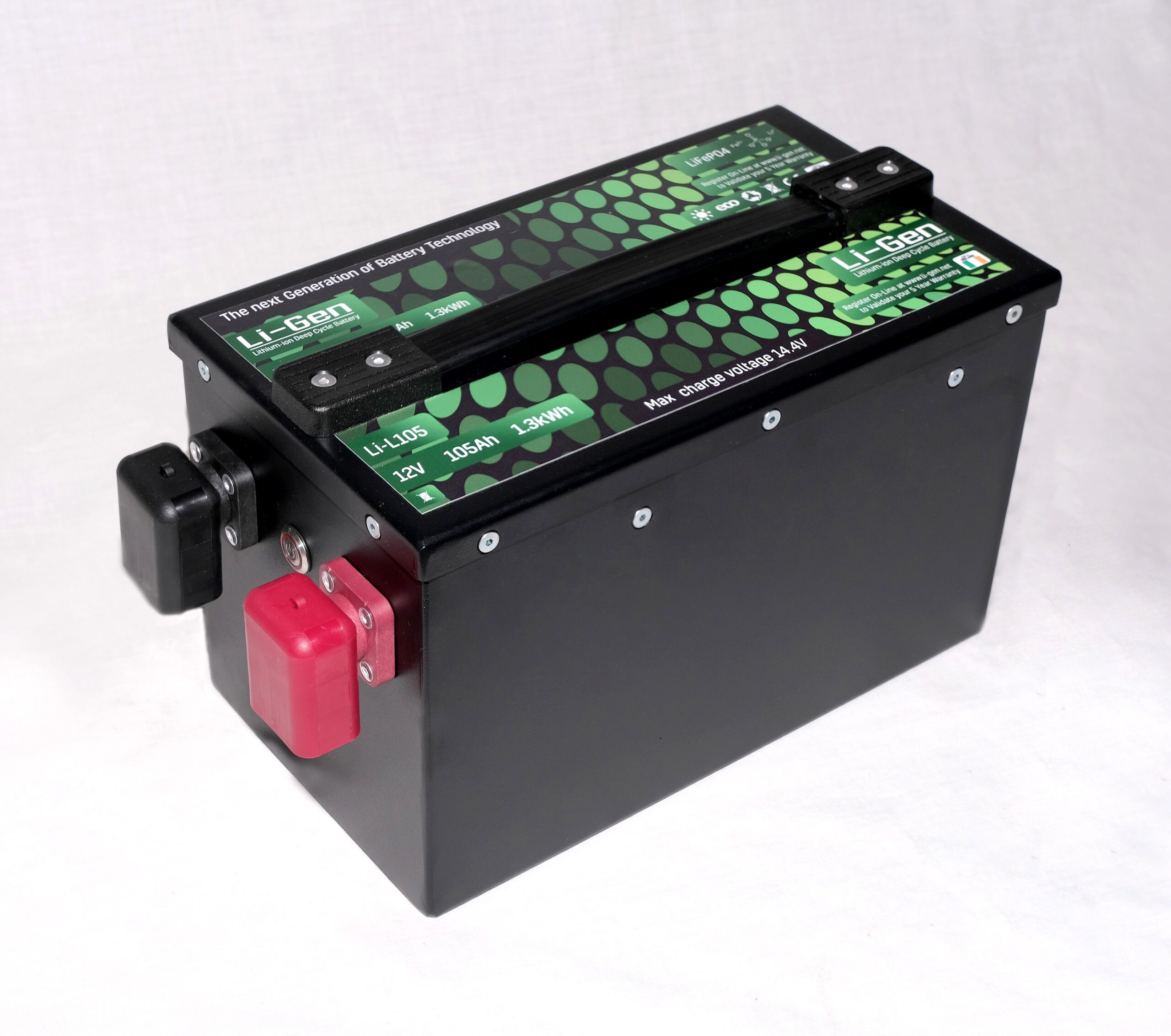 LI-L105 12V 105AH lithium-ion battery Super Series with bluetooth high ...