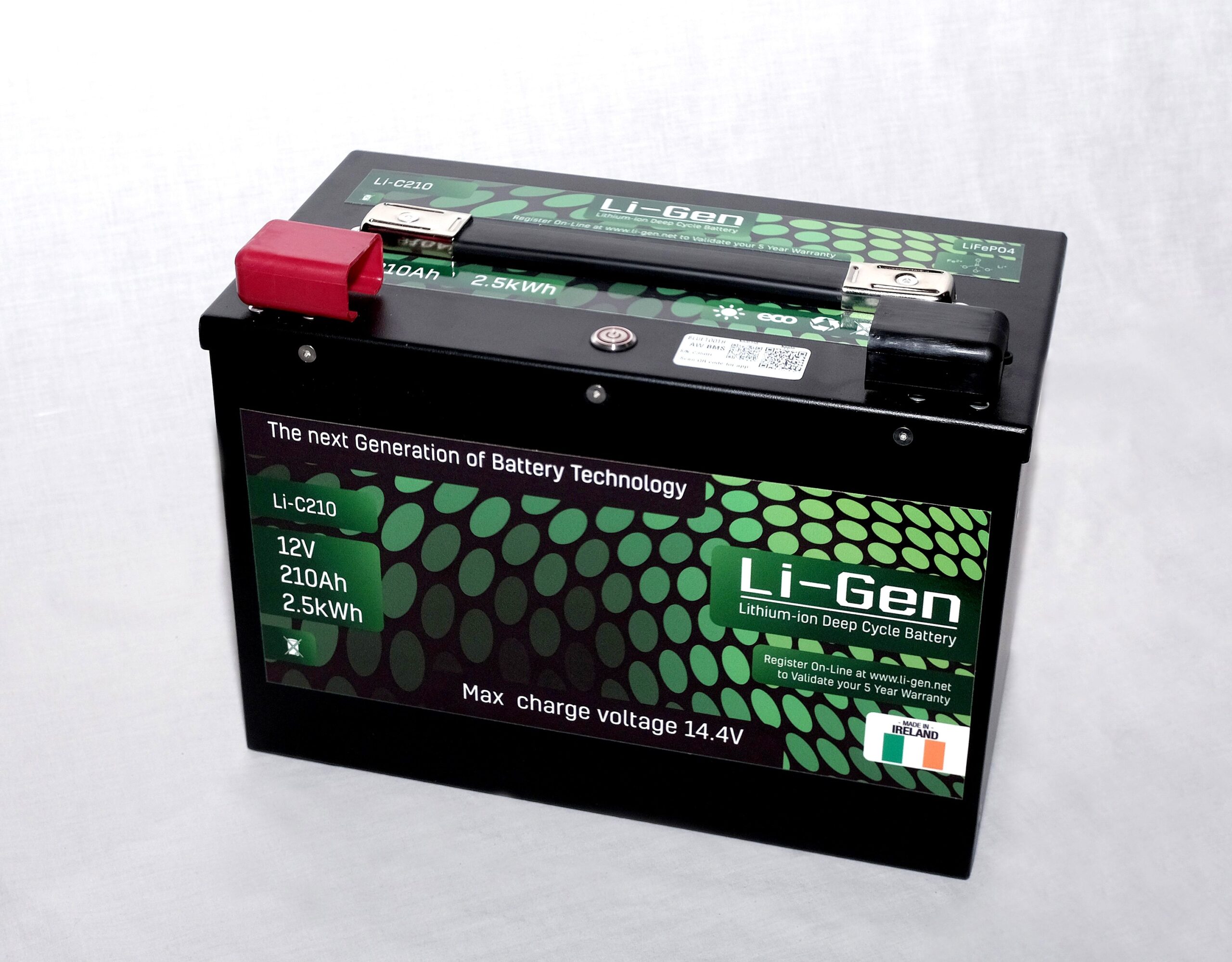 LI-C210 12V 210AH lithium-ion battery Super Series with bluetooth high ...