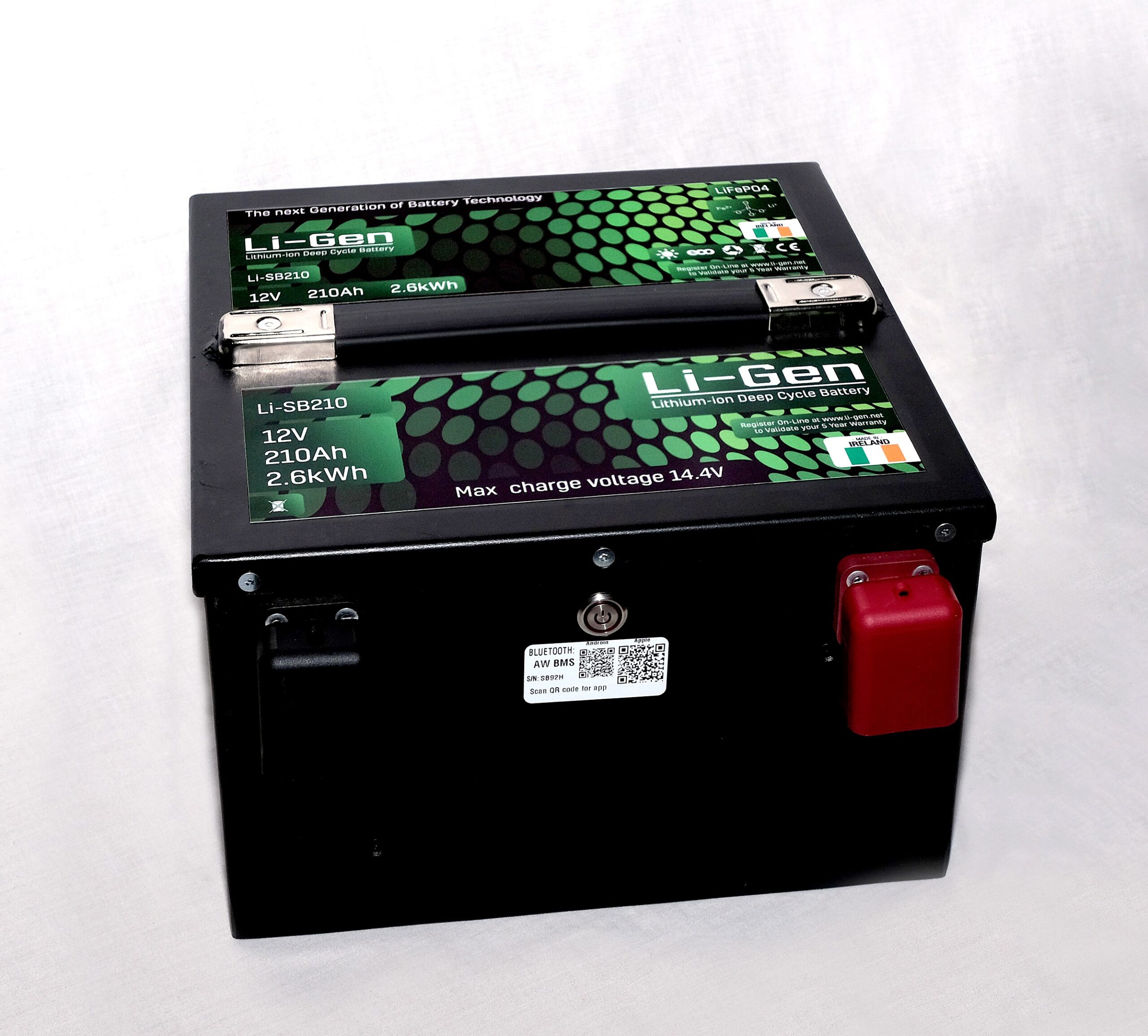 LI-SB210 12V 210AH lithium-ion battery Seat Base Compact Series with ...